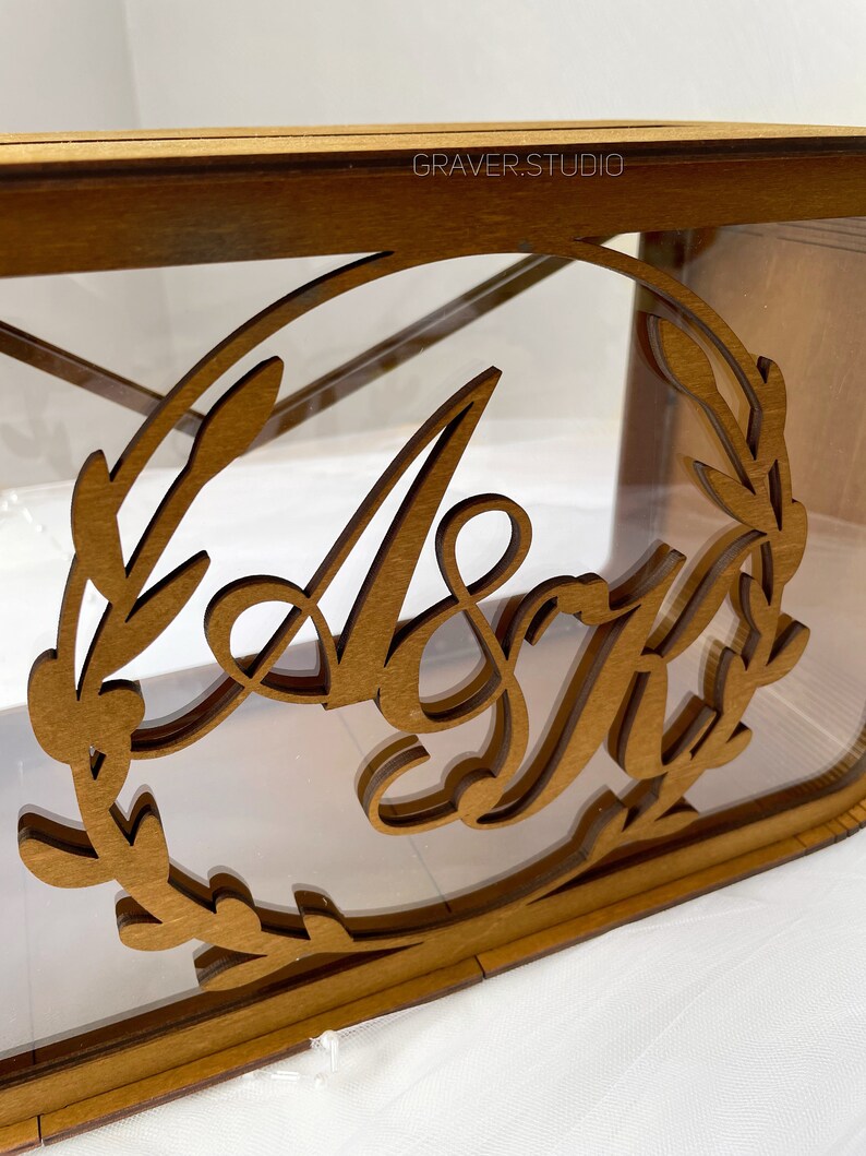 Wedding Card Box Svg Laser Cutting Project Svg Dxf Cdr Eps - Etsy