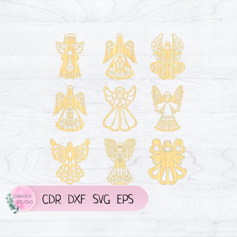 Christmas 2024 Laser Cut Angel Laser Cut Christmas Angels - Etsy Australia
