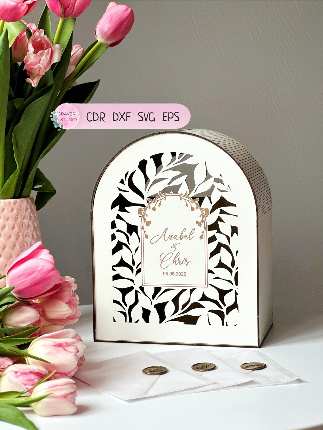 Wedding Laser Cut File,laser Cutting Project,svg Dxf Cdr Eps Vector ...