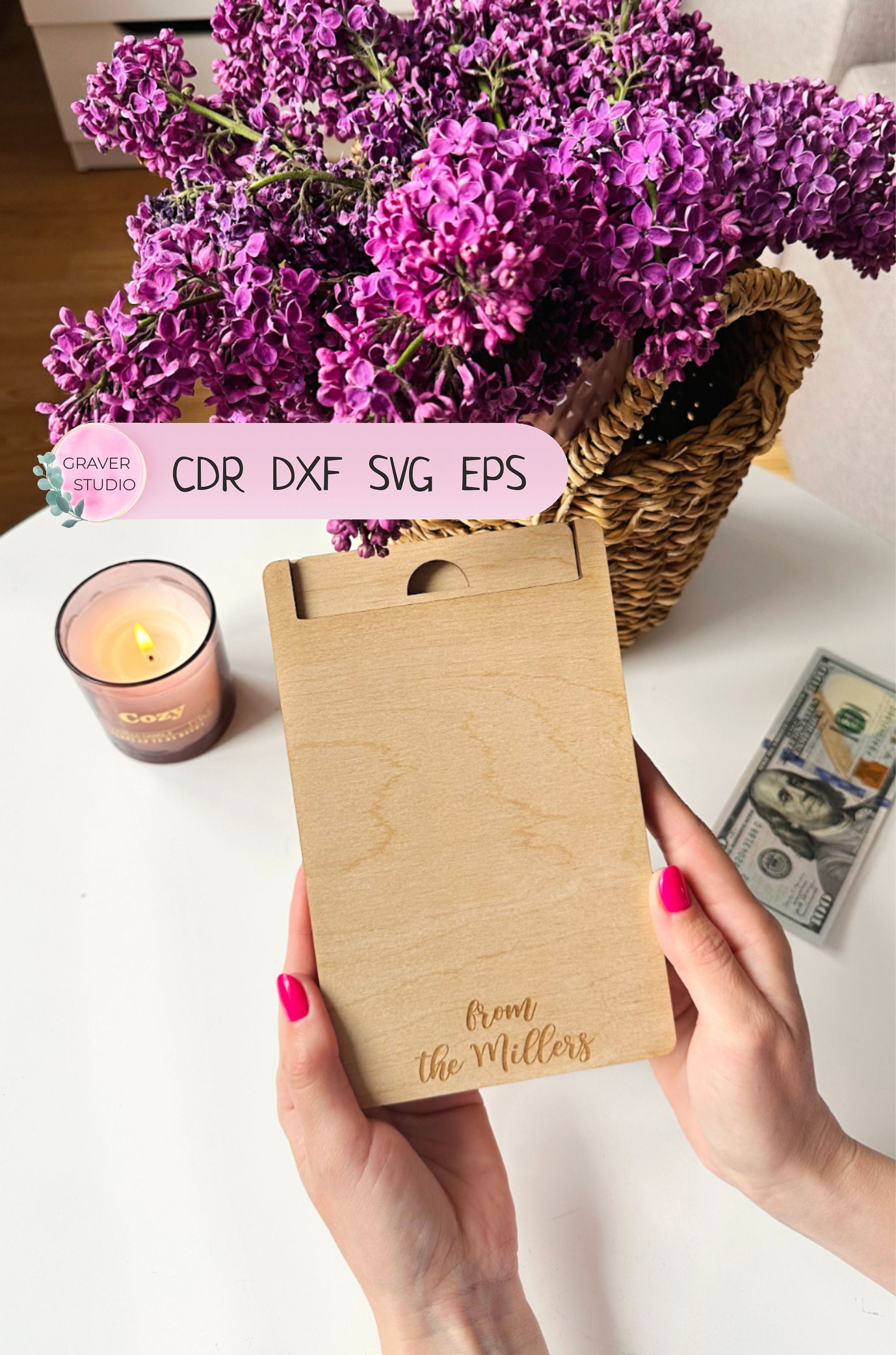 Gift Envelope for Money Laser Cutting Project Files Svg Dxf - Etsy