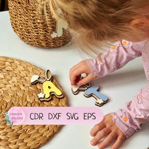 Easter Rabbit Initials,laser Cut File Glowforge,easter Bunny Svg ...