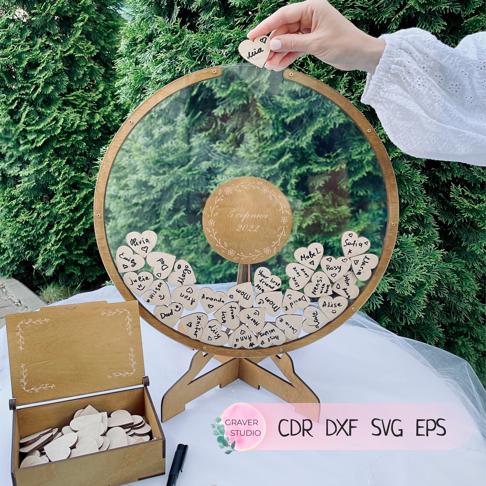 Wedding Guest Book Svg File, Svg Wedding, Svg Guest Book, Guest Wedding ...