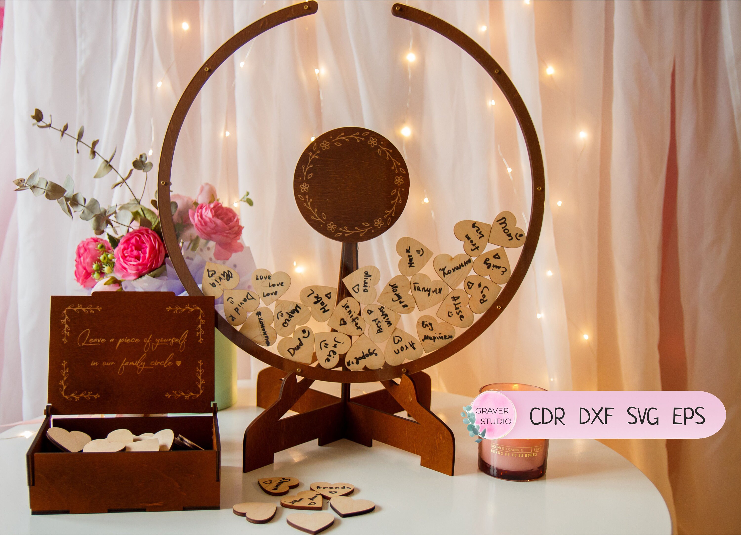 Wedding Guest Book Svg File Svg Wedding Svg Guest Book - Etsy