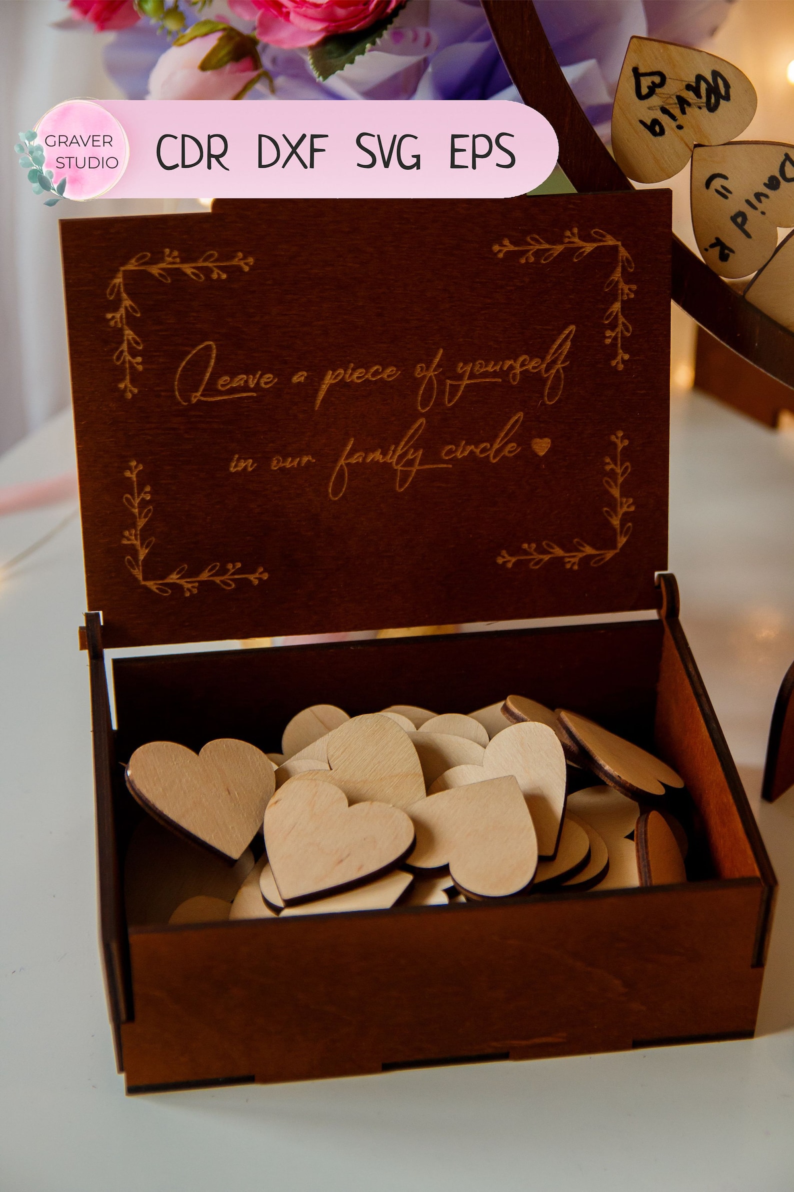 Wedding Guest Book Svg File Svg Wedding Svg Guest Book - Etsy