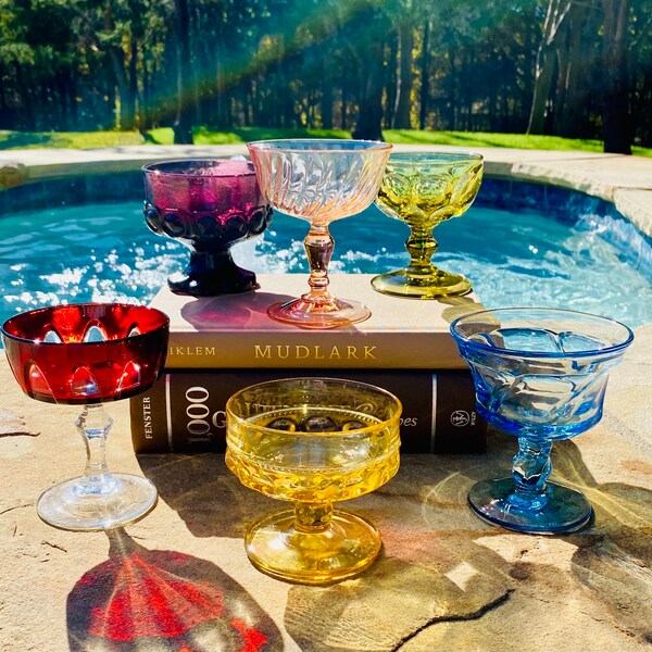 Coupe Glasses - Etsy