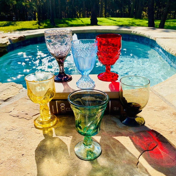 Colored Stemware - Etsy