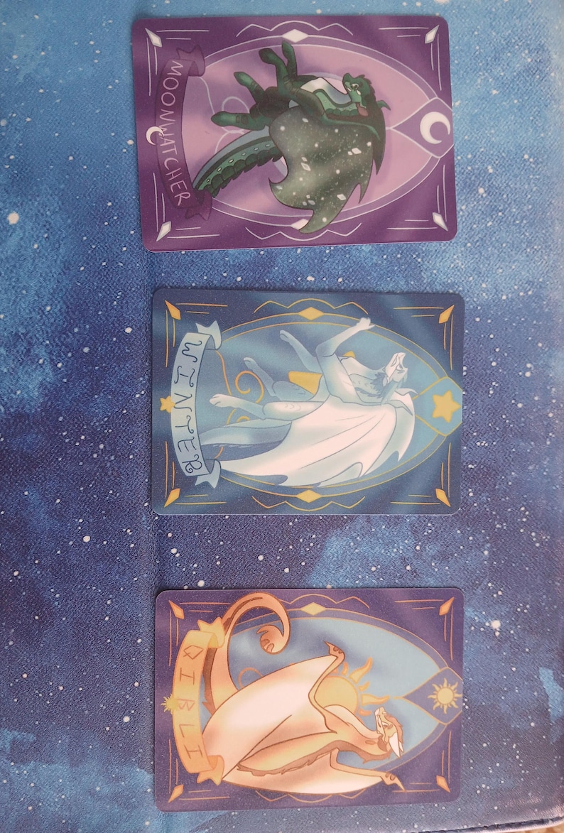 Wof Cards Moon, Qibli, Winter - Etsy