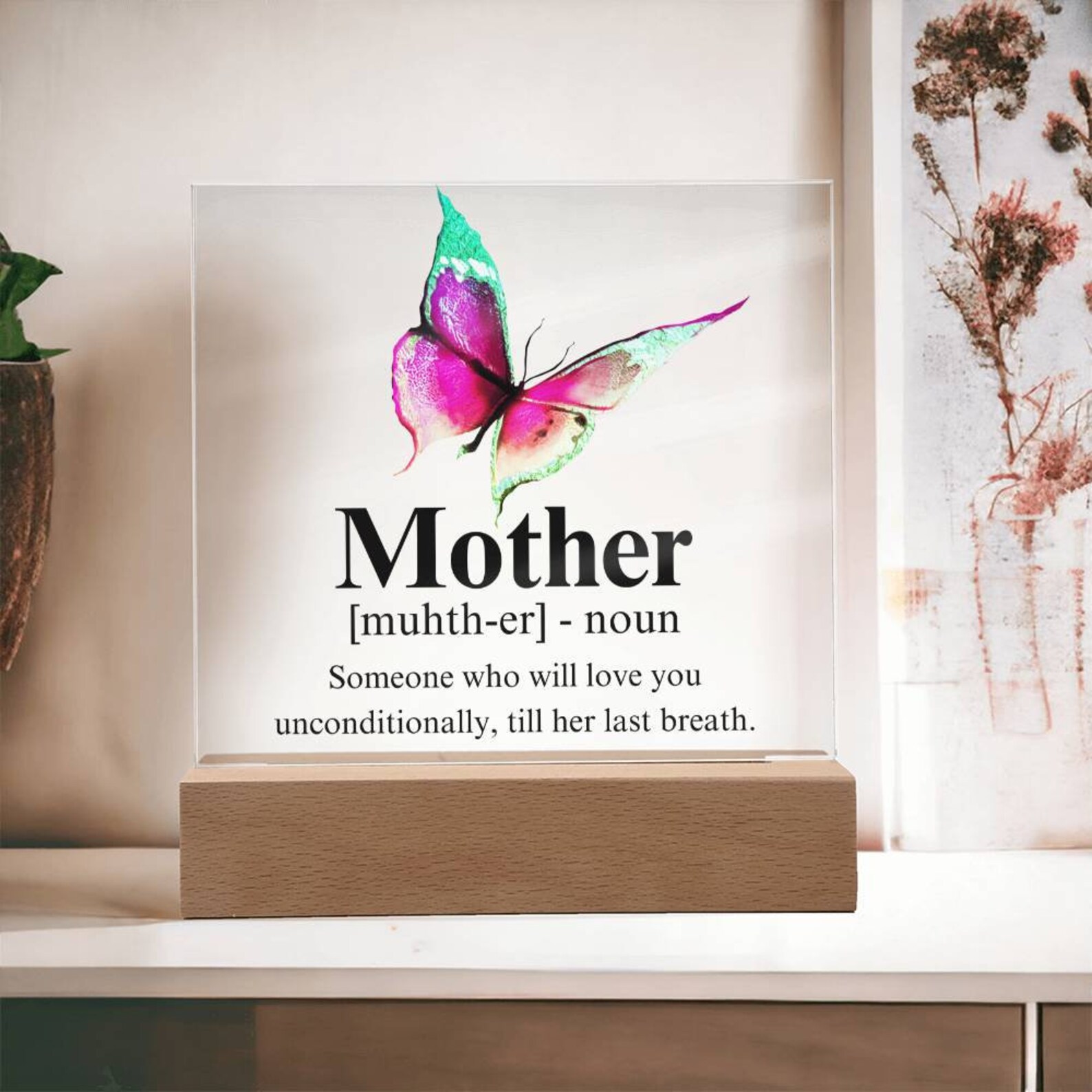 Acrylic Plaque for Mom | Mothers Day Gift, Happy Mothers Day, Mom Gift ...