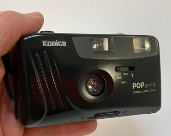 Working Konica Pop Cult 80s Camera 35mm Film Automatic Point and Shoot ...