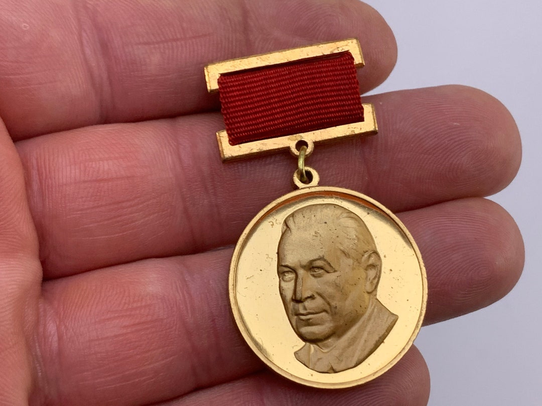 USSR Original Medal Vladimir Chelomey - Etsy