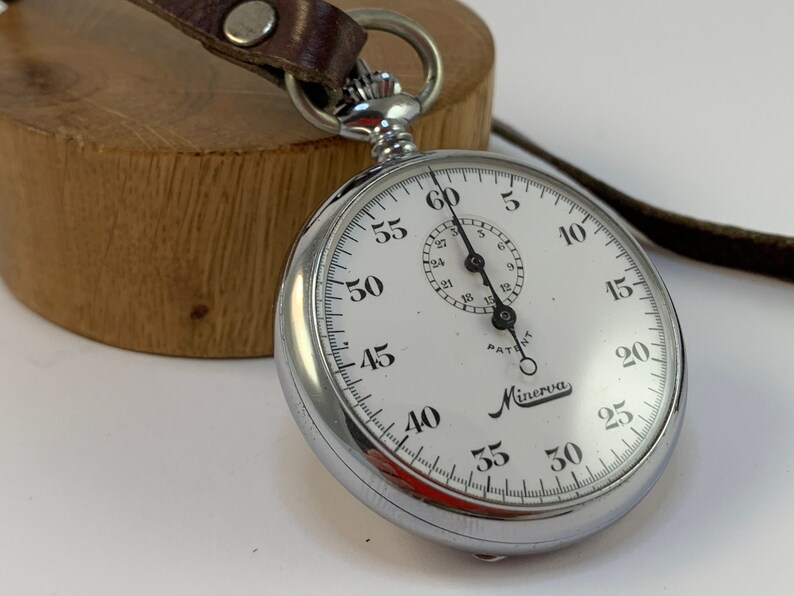 Vintage Swiss Mechanical Chronometer Minerva Stopwatch Timer - Etsy
