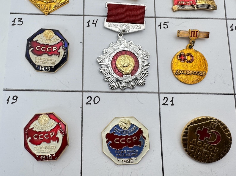 Vintage USSR Pins - Etsy
