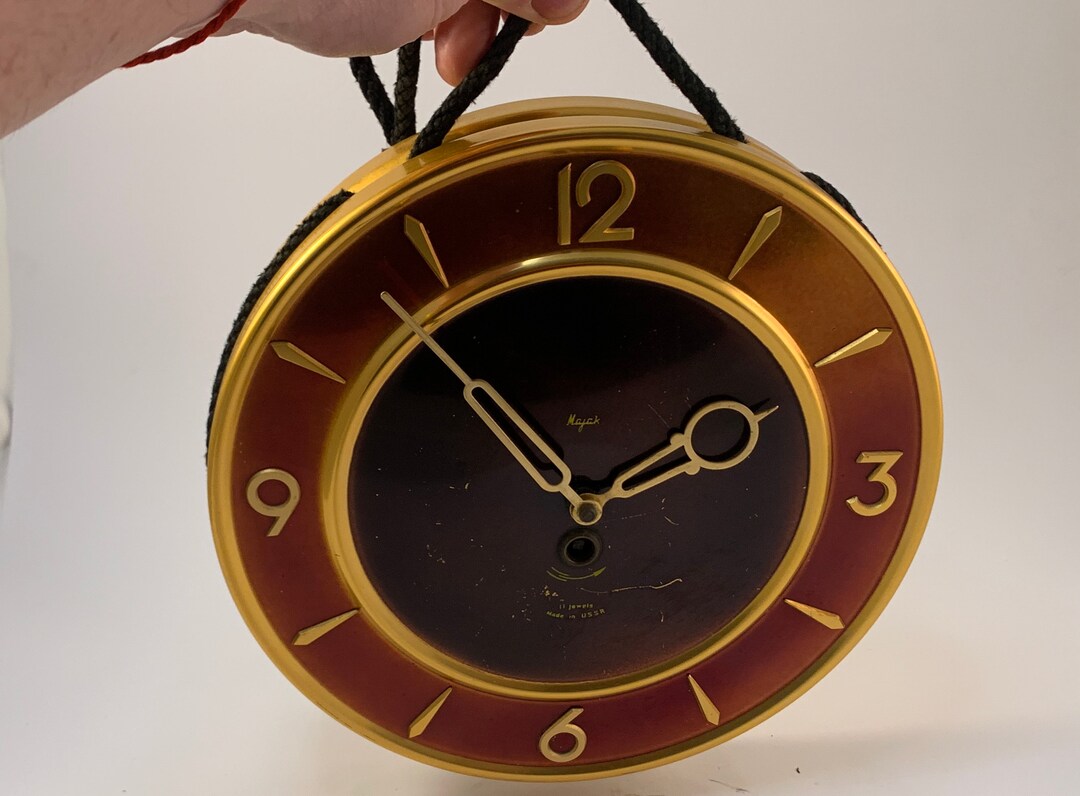 Vintage USSR Mayak (majak) 11 Jewels Wall-mount Clock - Etsy