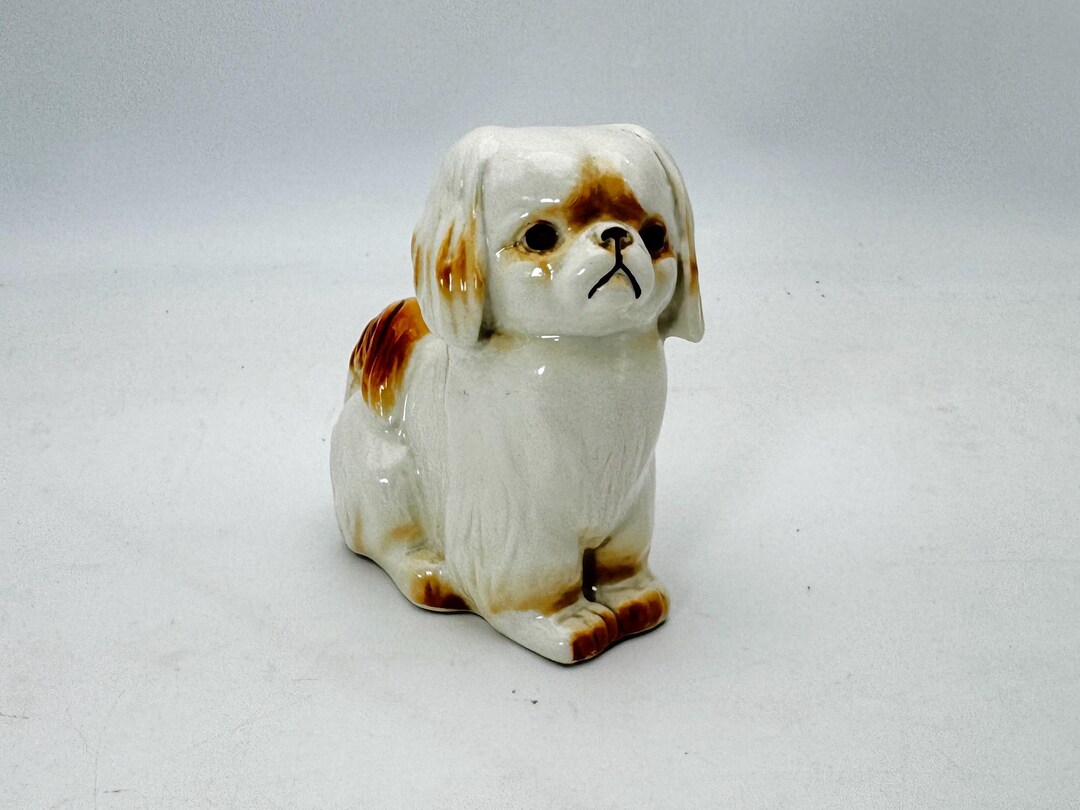 Vintage Lomonosov LFZ USSR Porcelain Figurine Dog Pekingese - Etsy