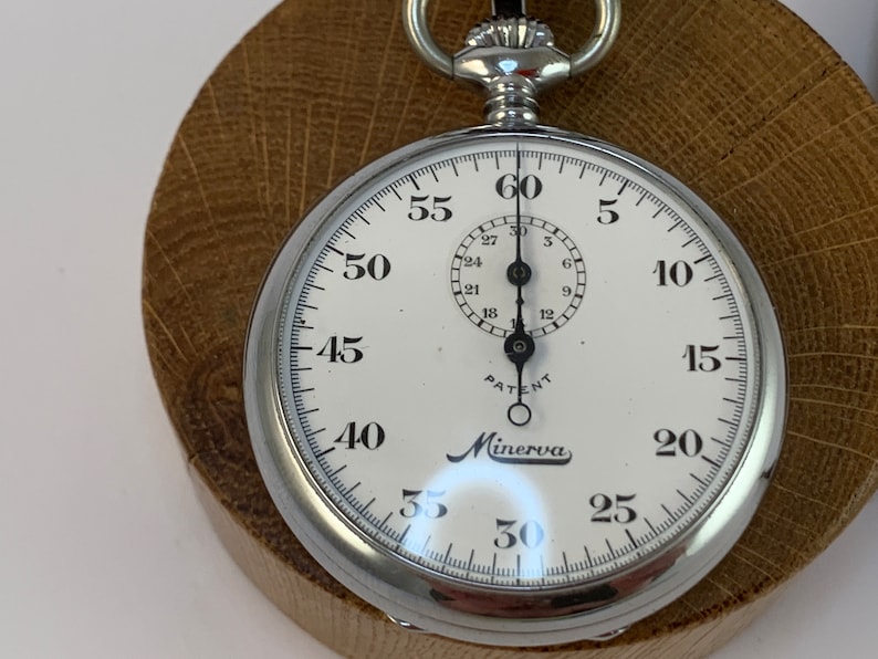 Vintage Swiss Mechanical Chronometer Minerva Stopwatch Timer - Etsy