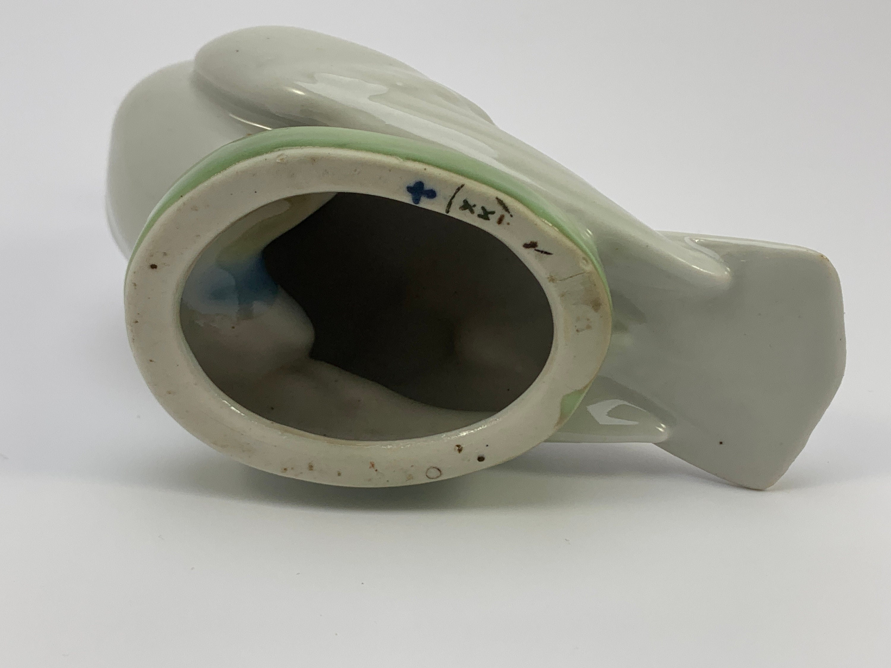 Vintage Gzhel USSR Porcelain Figurine Pigeon - Etsy