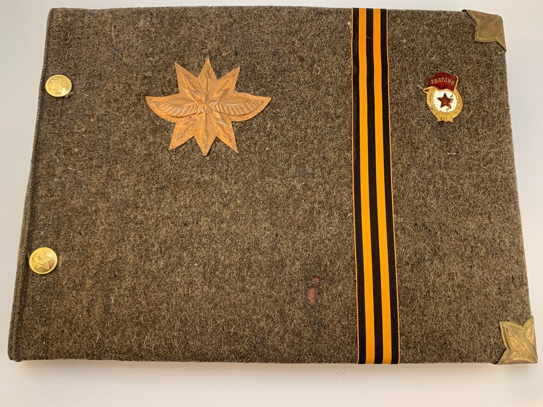 Vintage USSR Military Dembel's Album - Etsy
