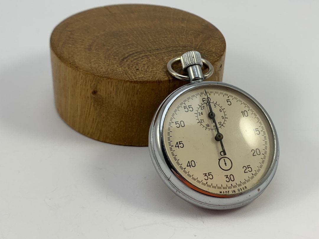 Vintage USSR Mechanical Chronometer, Stopwatch, Timer - Etsy