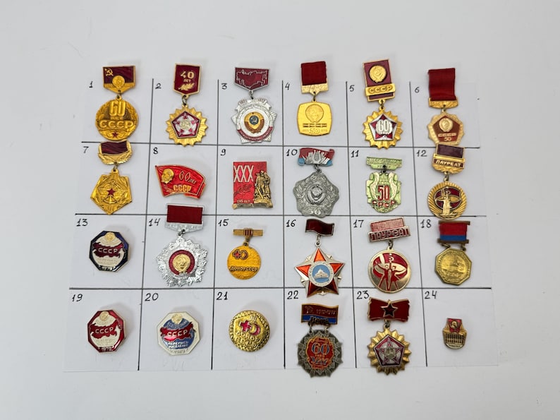 Vintage USSR Pins - Etsy