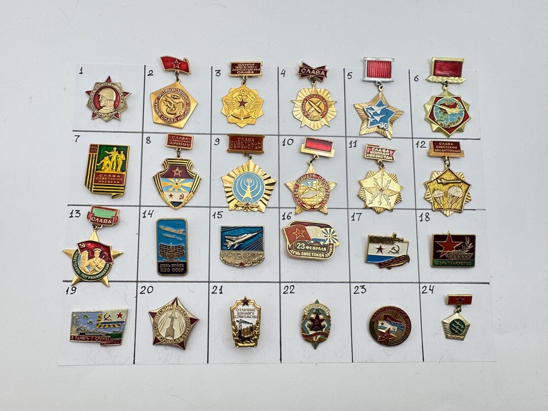 Vintage USSR Pins - Etsy