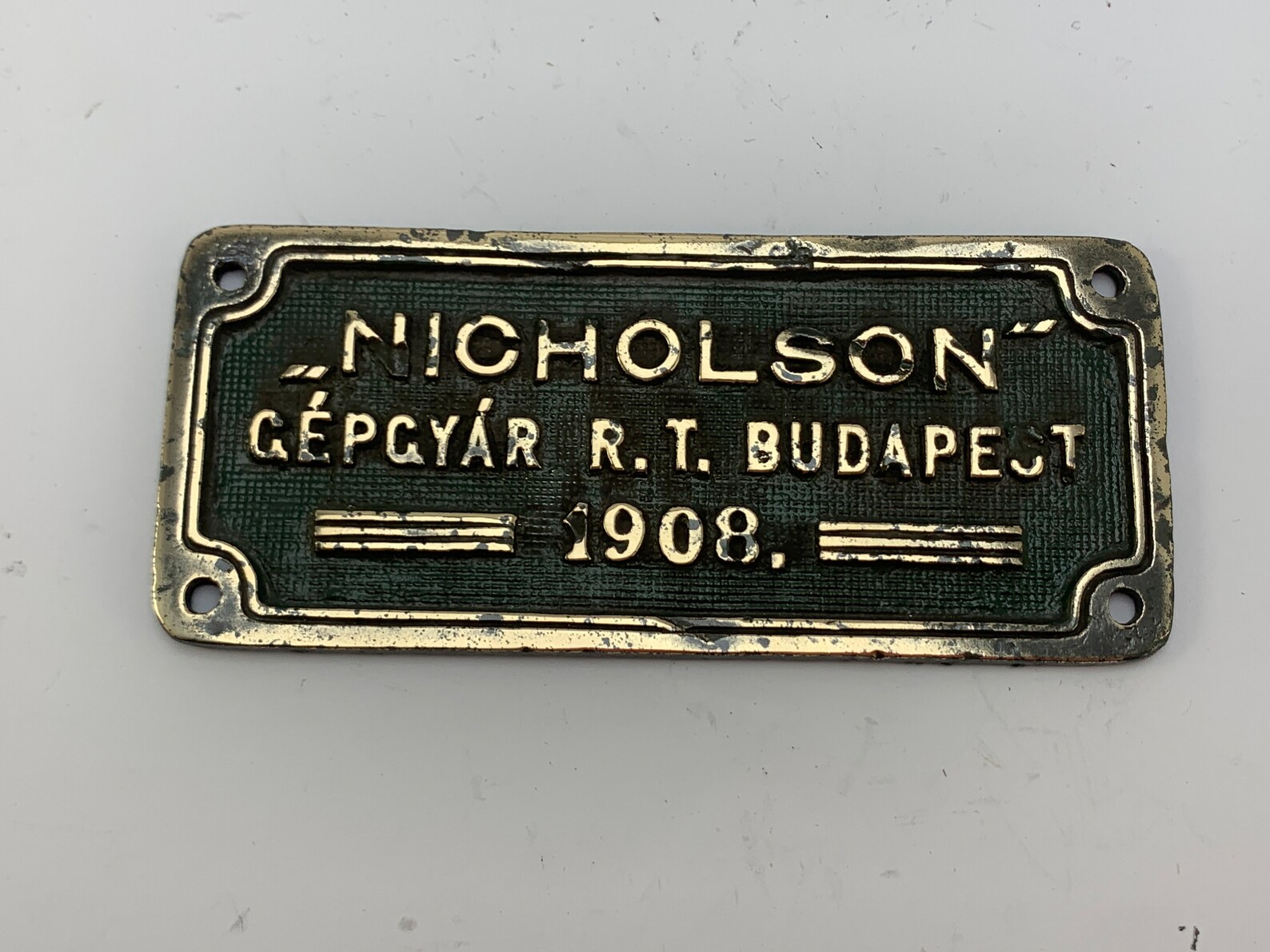Original Vintage Hungary Nicholson Sign - Etsy