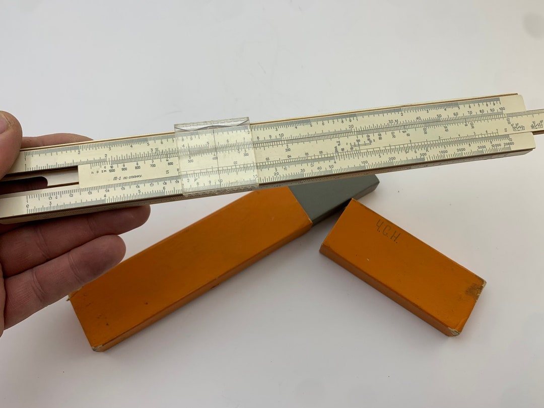 Vintage USSR Plastic Slide Rule - Etsy