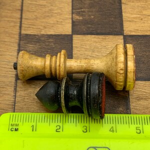 Vintage Wooden Chess USSR - Etsy