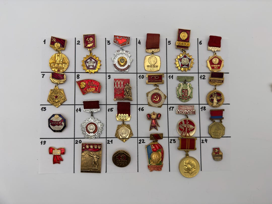 Vintage USSR Pins - Etsy Australia