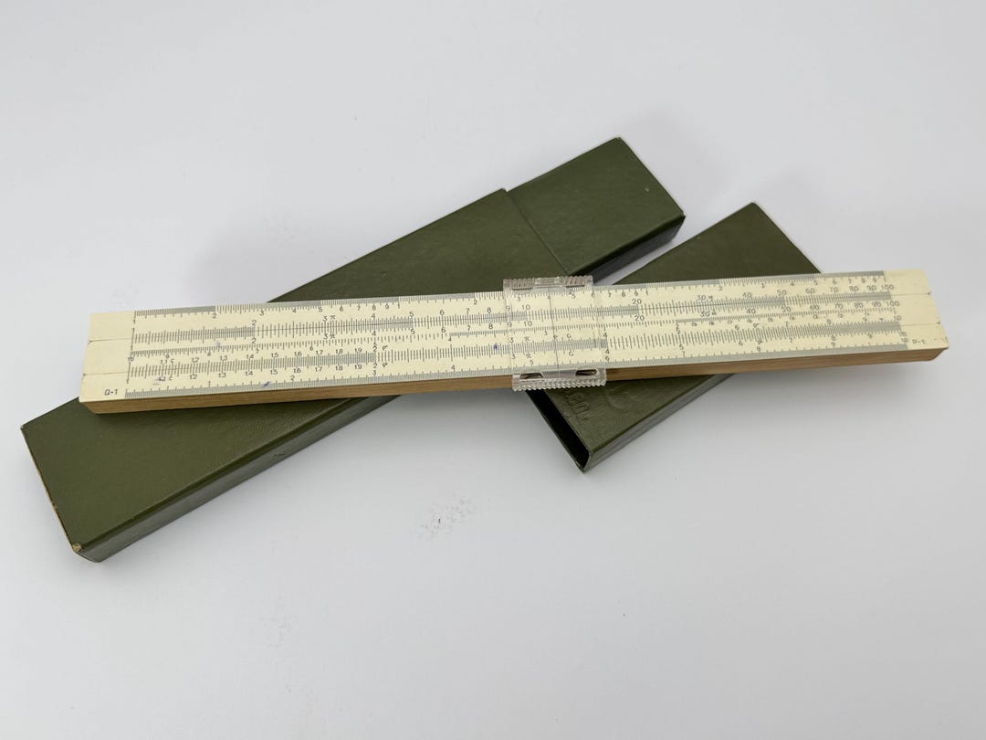 Vintage USSR Plastic Slide Rule - Etsy