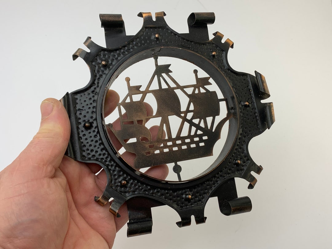 Vintage Copper Ship Wall Decor - Etsy