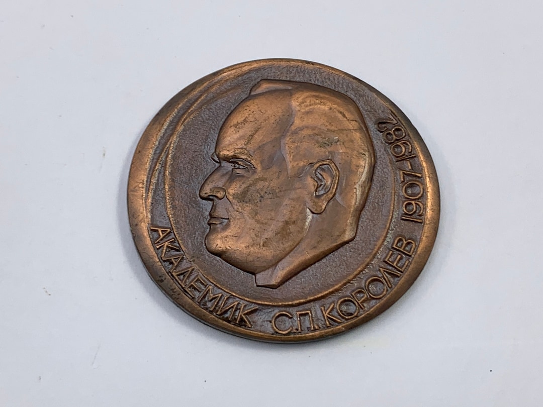 USSR Original Table Medal Korolev - Etsy