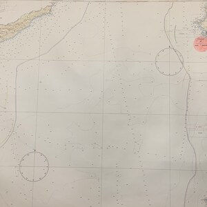 Vintage USSR Original Naval Military Map of Mediterranean Sea - Etsy