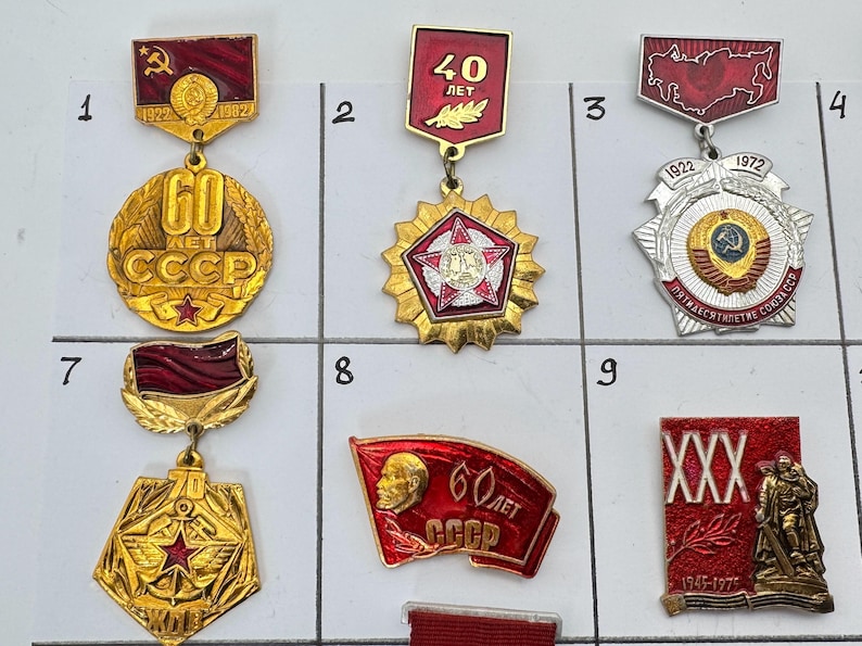 Vintage USSR Pins - Etsy
