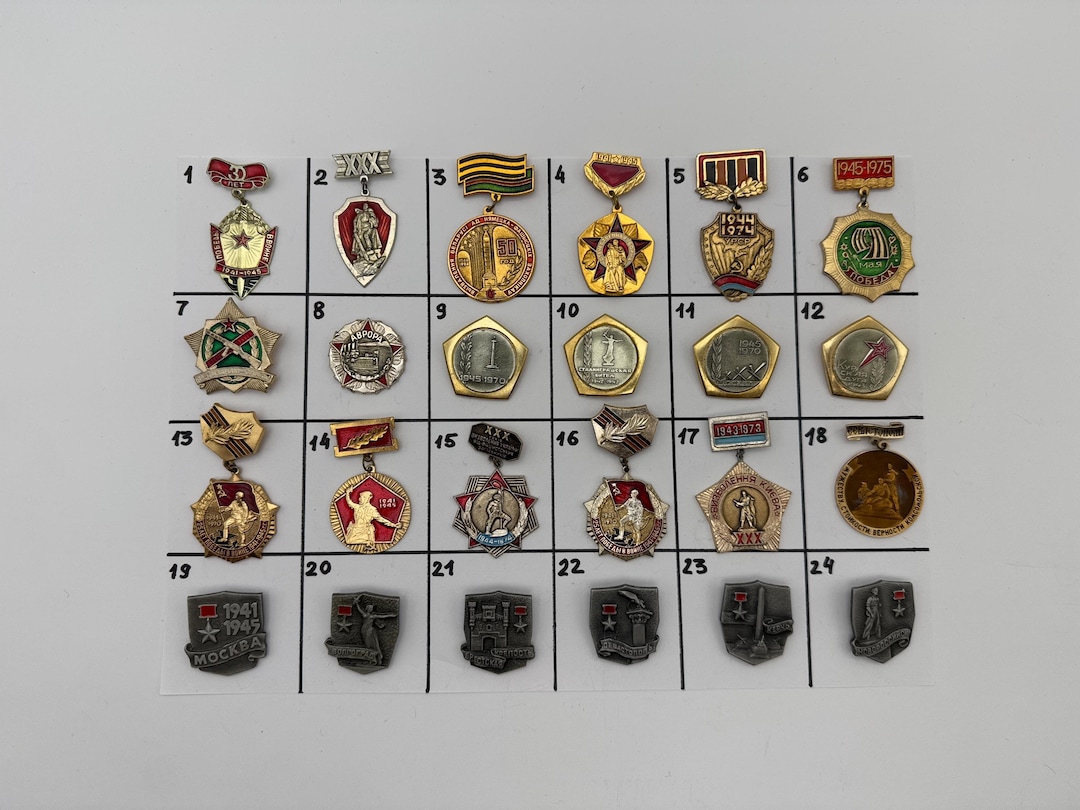 Vintage USSR Pins - Etsy