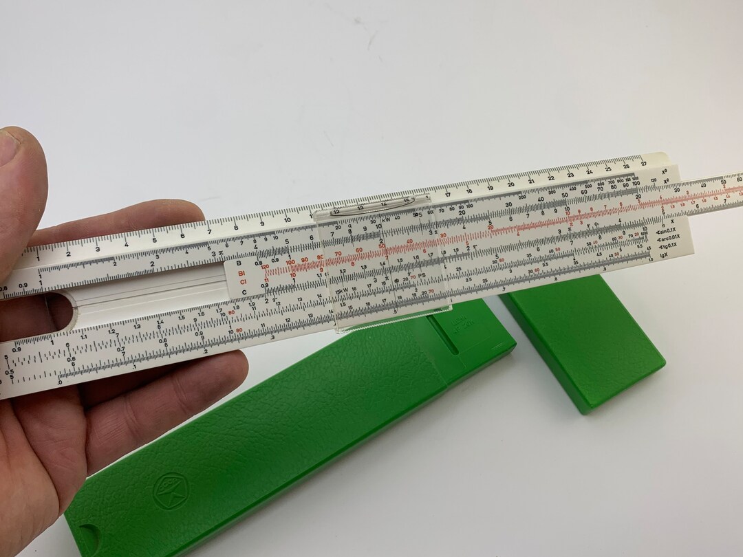 Vintage USSR Plastic Slide Rule - Etsy