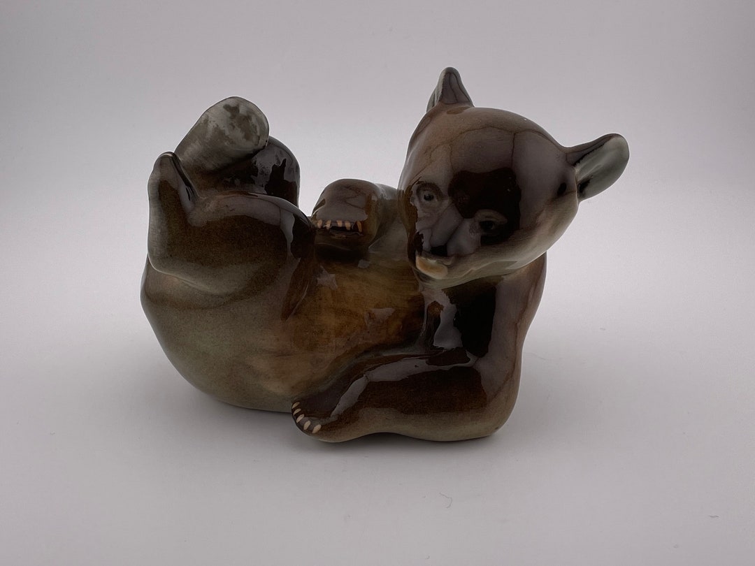 Vintage USSR Lomonosov LFZ Porcelain Figurine Bear - Etsy