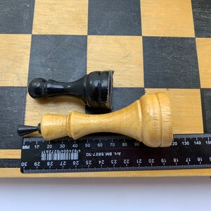 Vintage Wooden Chess - Etsy