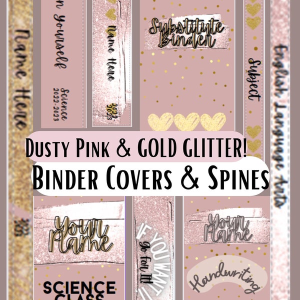 Binder Spine - Etsy