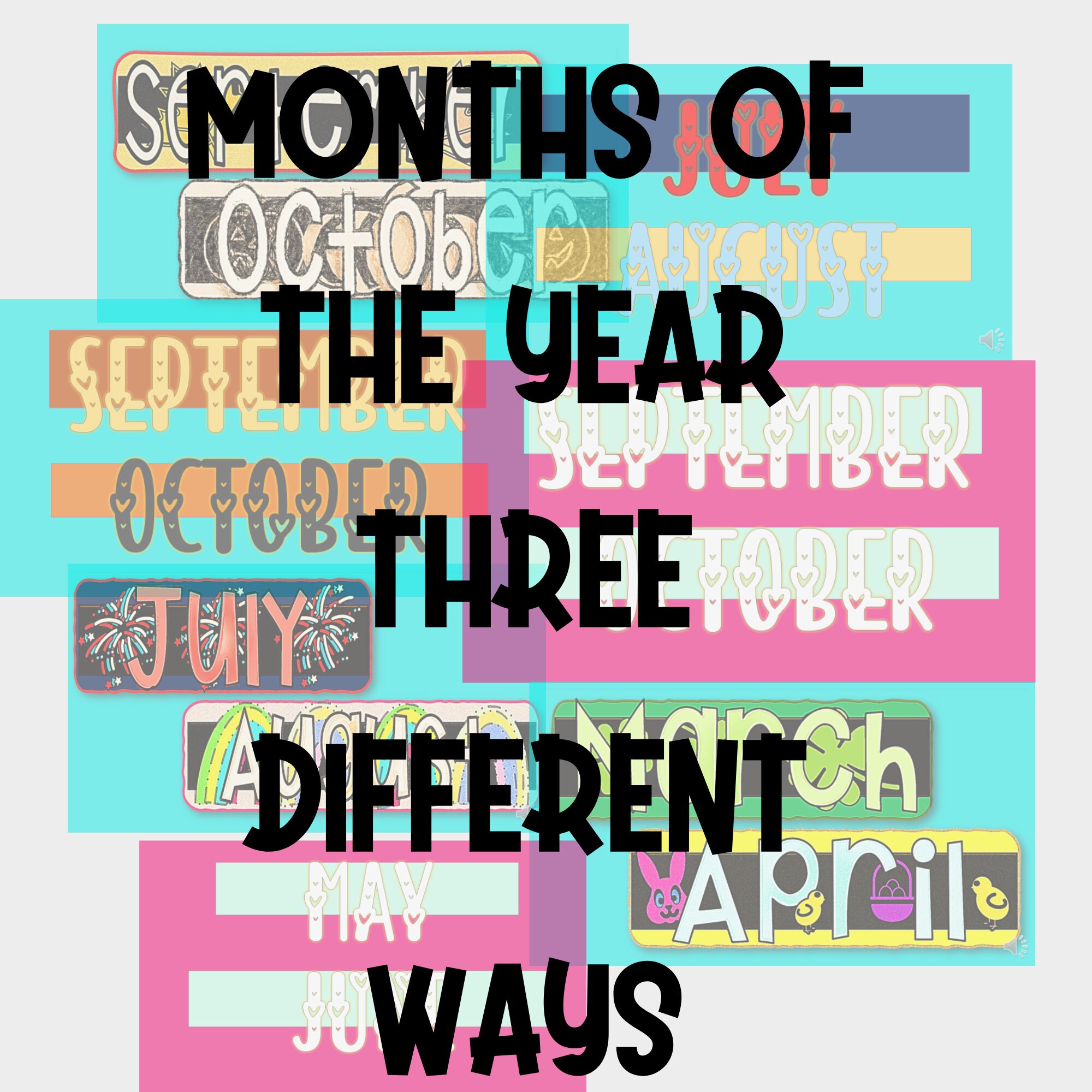 Classroom Calendar, Bright, Colorful Calendar Set for All Classrooms - Etsy