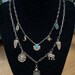 Gold Paperclip Layered Charm Necklace - Etsy