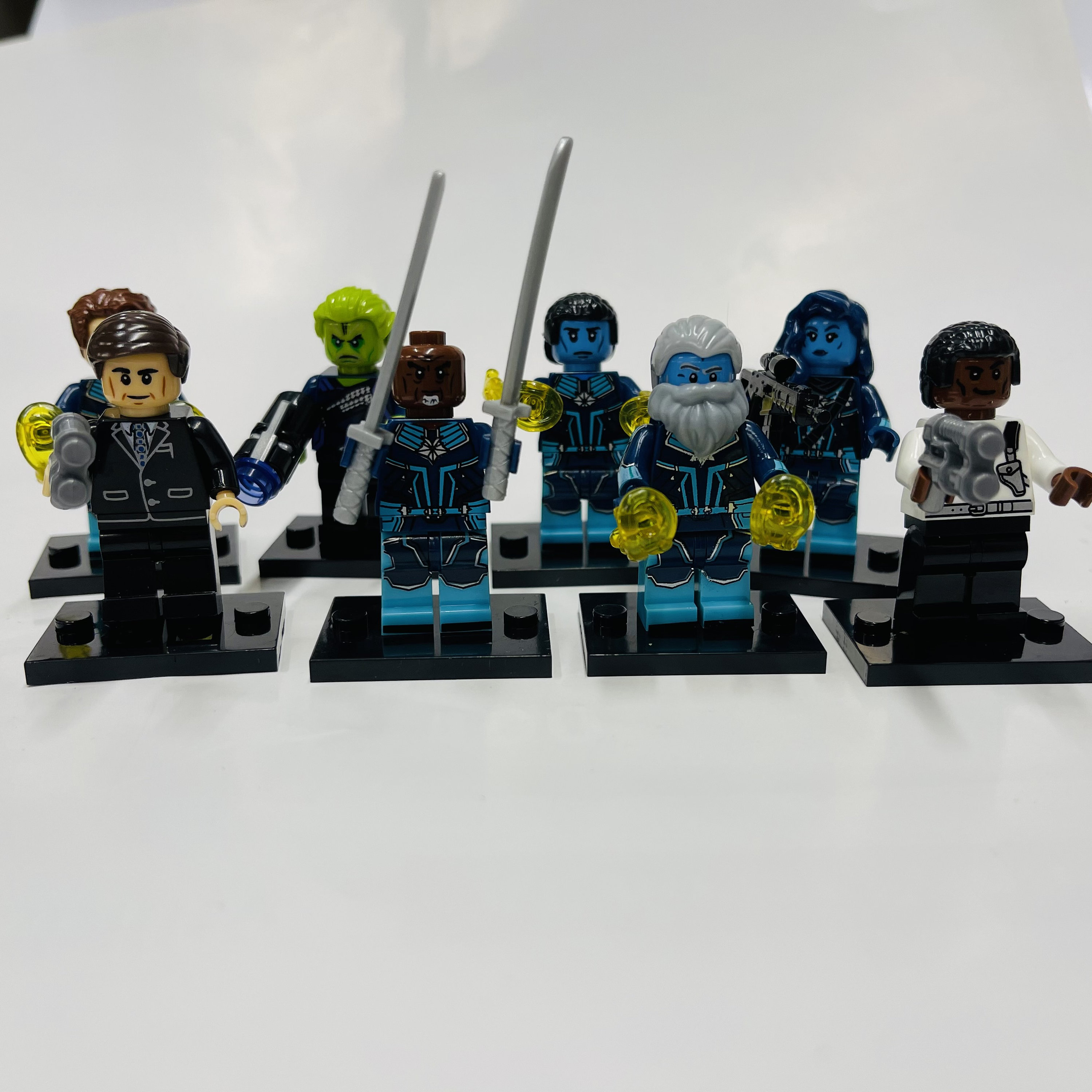 Agents Of Shield Set 1 Lego Compatible Minifigures Set Of 8 Etsy