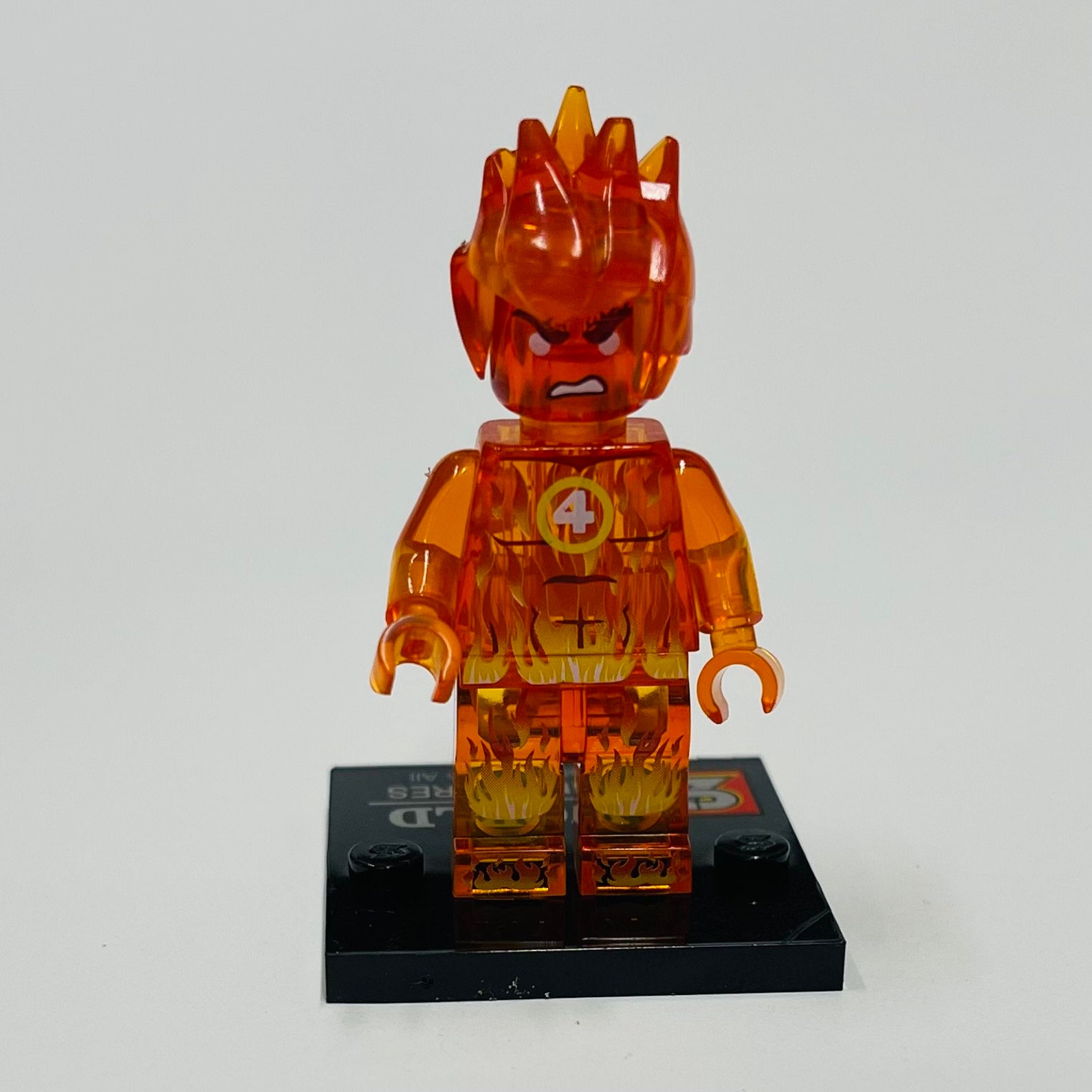 Human Torch From The Fantastic Four Custom Lego Compatible | Etsy