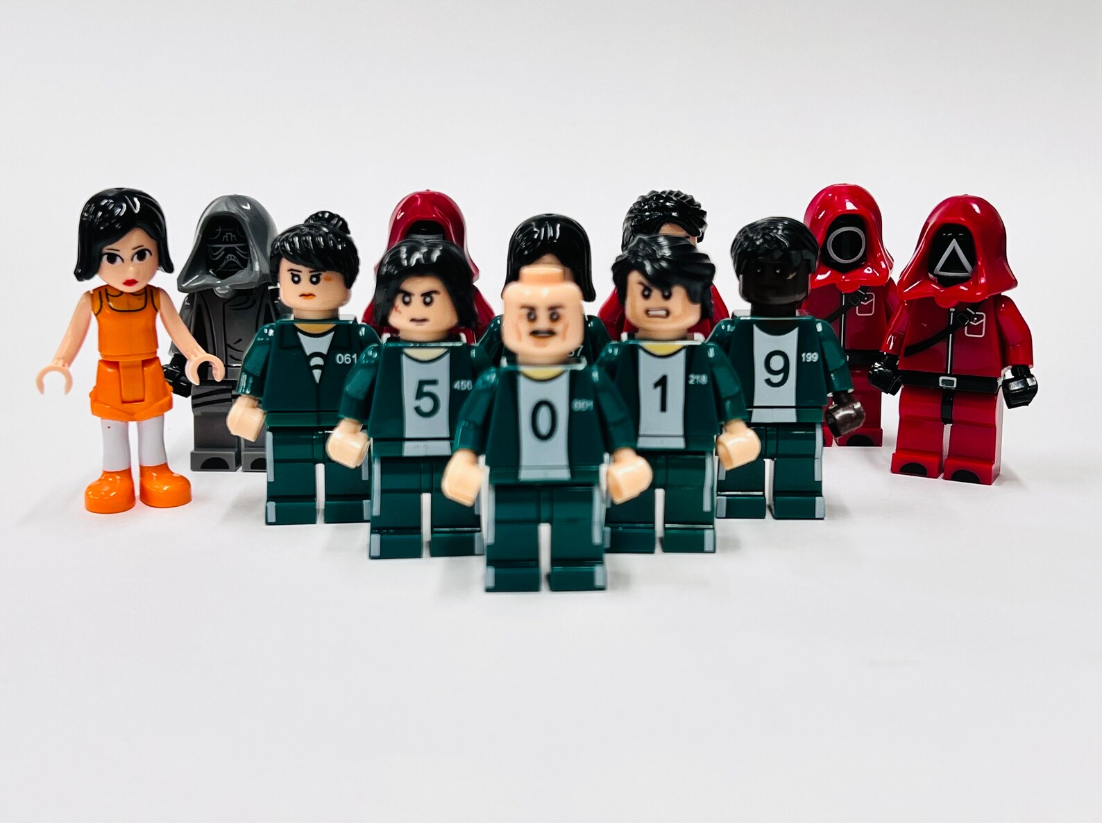 The Squid Game Custom Minifigures Set Of 12 Figures Perfect | Etsy