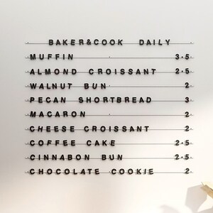 Magnet Letters Board, Magnet Menu Board, Cafe Menu Display Board ...