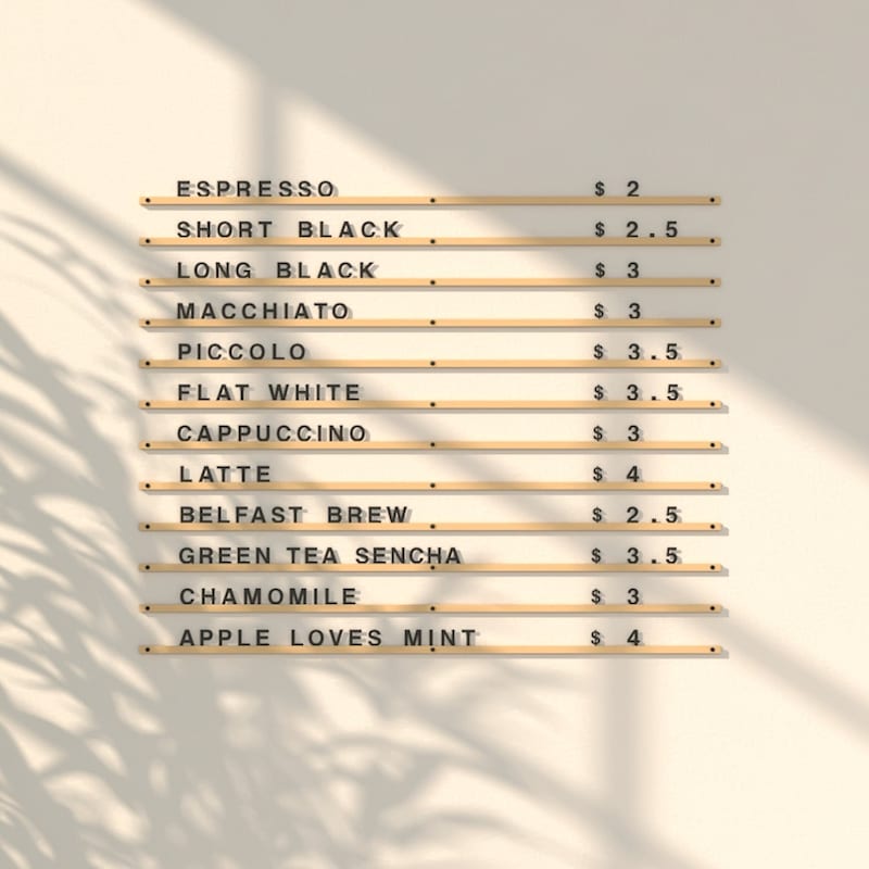 Outdoor Coffee Shop Board - Etsy