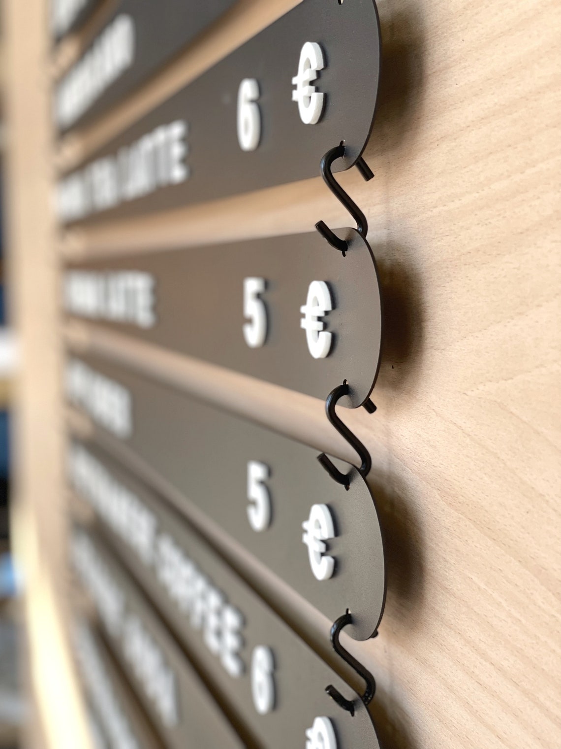 Hanging Menu Sign Magnet Letter Board Cafe Wall Menu Hanging | Etsy