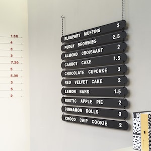 Hanging Menu Sign, Magnet Letter Board Cafe Wall Menu, Hanging Cafe ...