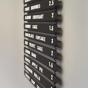 Hanging Menu Sign, Magnet Letter Board Cafe Wall Menu, Hanging Cafe ...