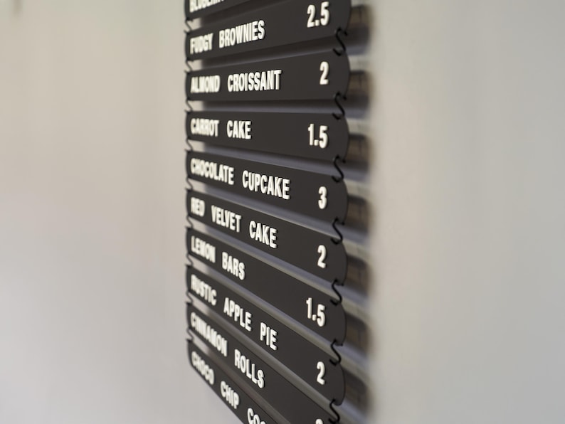 Hanging Menu Sign, Magnet Letter Board Cafe Wall Menu, Hanging Cafe ...
