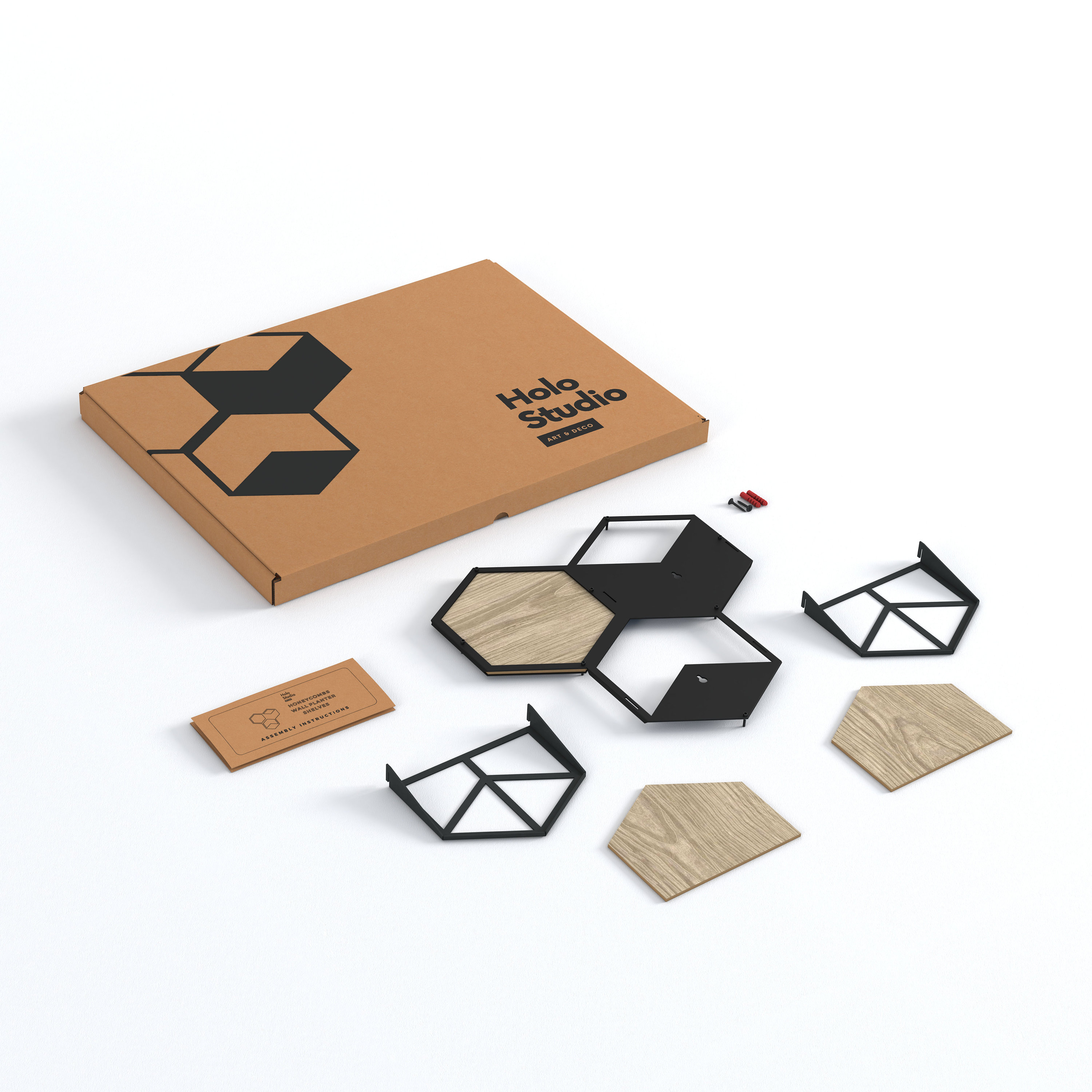Hexagon Wall Planters Set, Home Plant Decor Inspirations, Ivy Plant ...